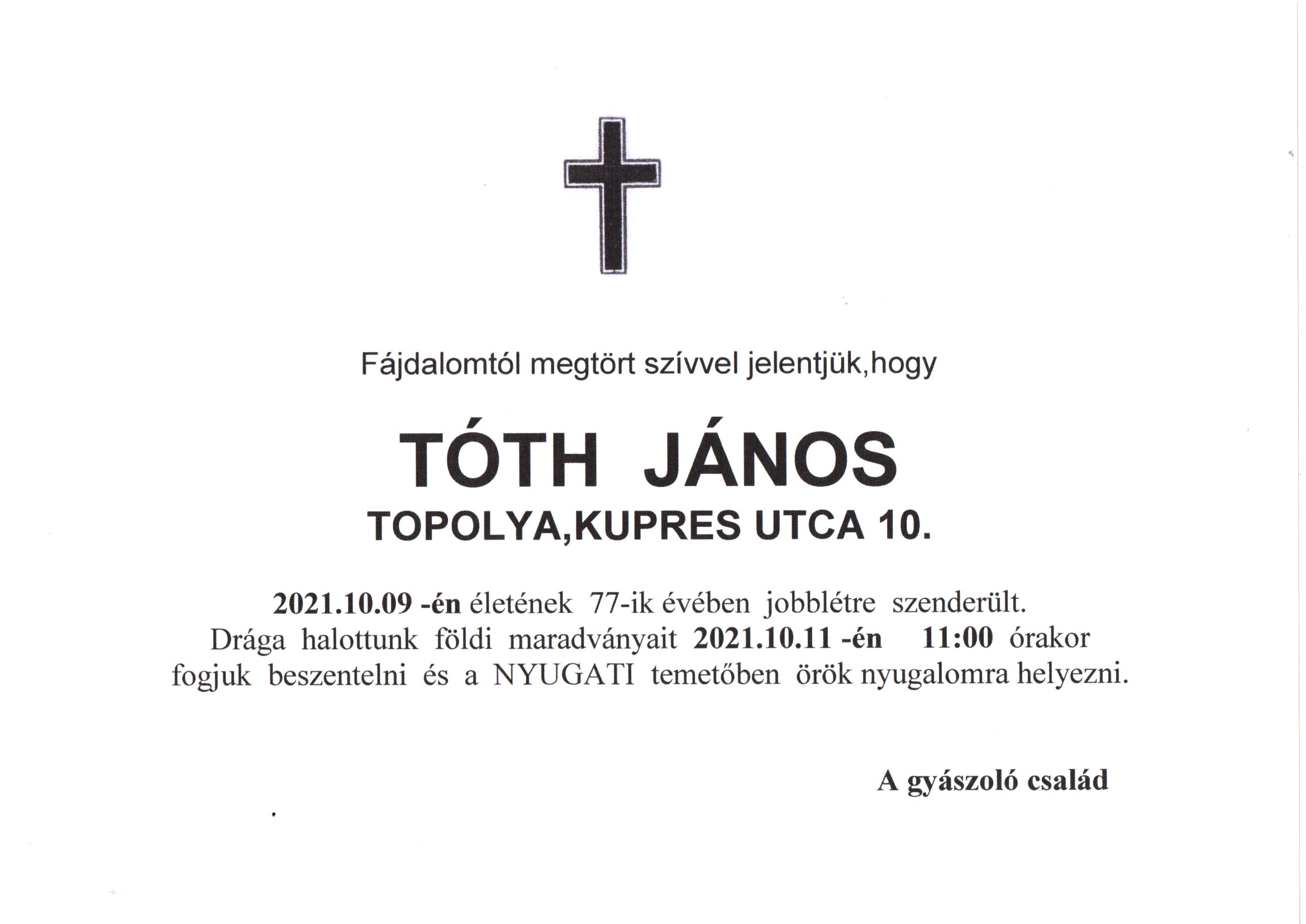 Tóth János - Komgrad